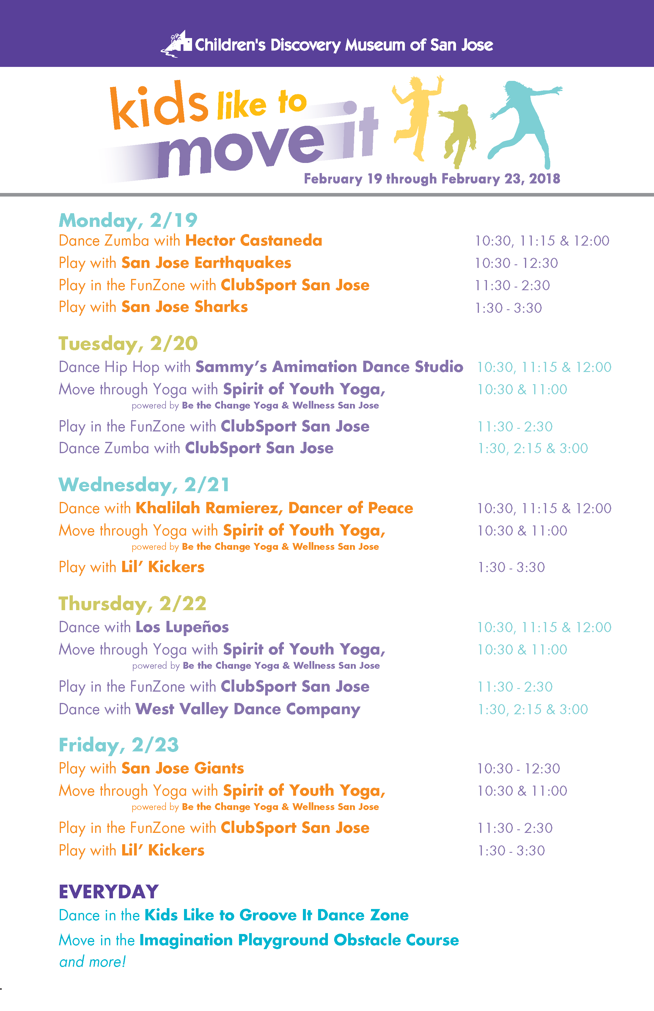 Kids Like To Move It! - Children’s Discovery Museum of San Jose